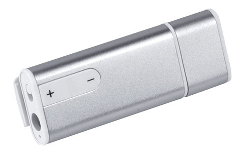 2 in 1 MP3-Player silber | USB Sticks / MP3 Player | CDH Demoshop